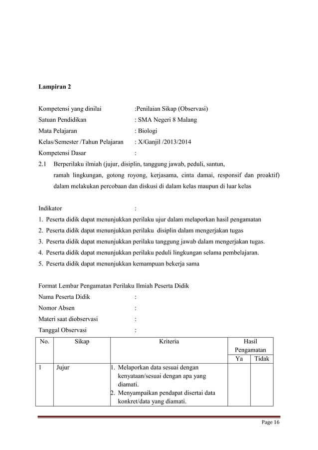 Contoh rpp inkuiri | PDF