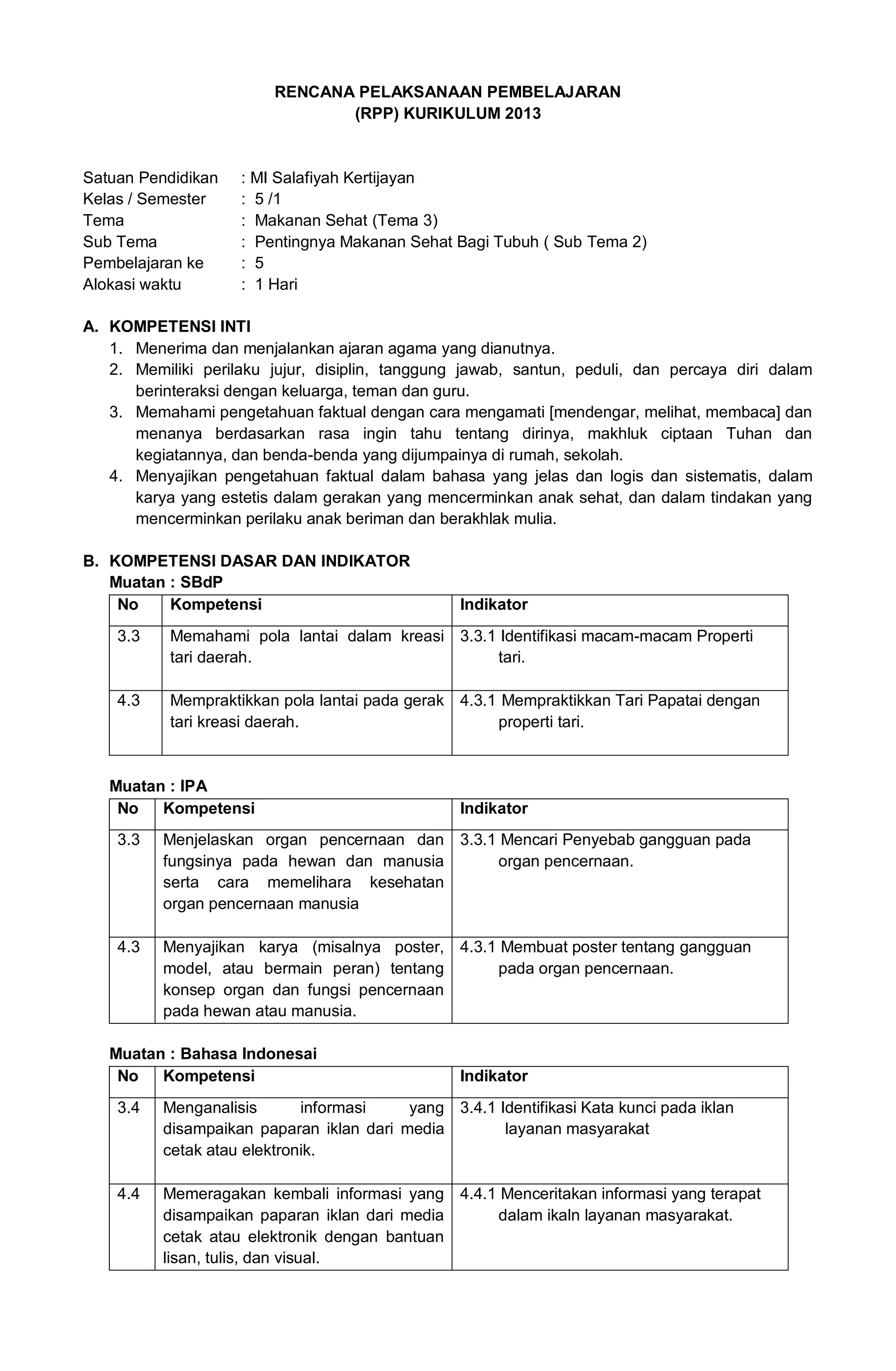contoh RPP IPA DAN BAHASA 2.pdf