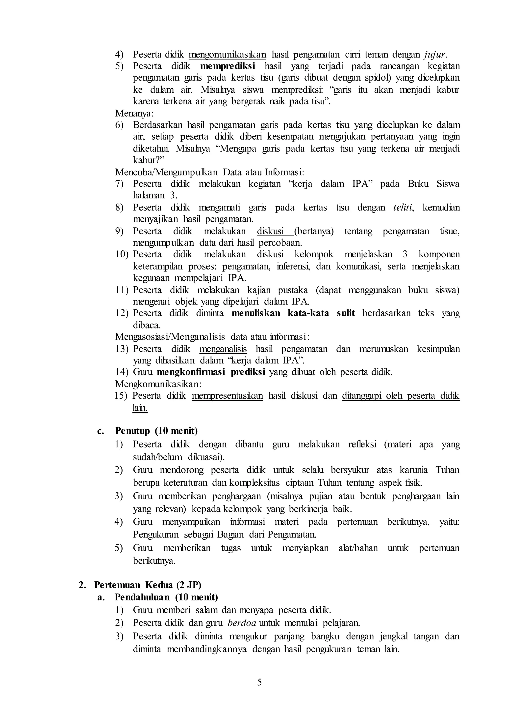 Contoh rpp ipa vii sem 1 | DOCX