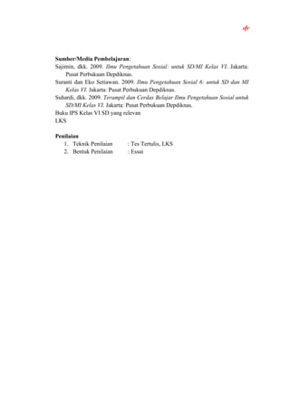 Contoh IPS IPS Kelas VI | PDF