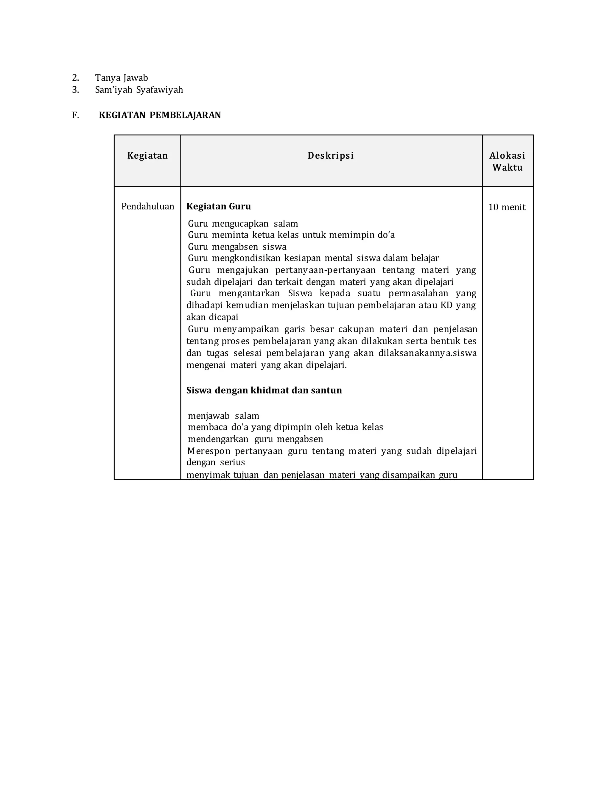 Contoh rpp k 13 | PDF