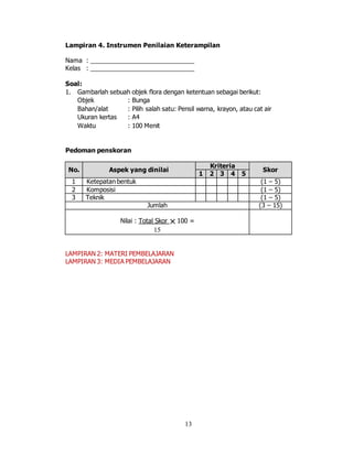 Contoh RPP Kurikulum 2013 | DOCX