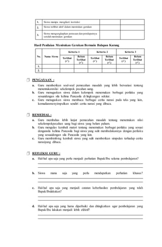 Contoh rpp kelas ii tema 4 | PDF