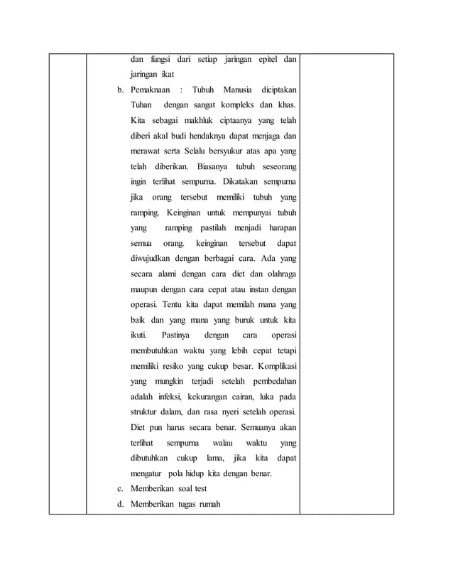 Contoh RPP kurikulum 2013 | PDF