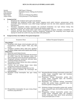 contoh RPP Renang.pdf0000000000000000000 | PDF