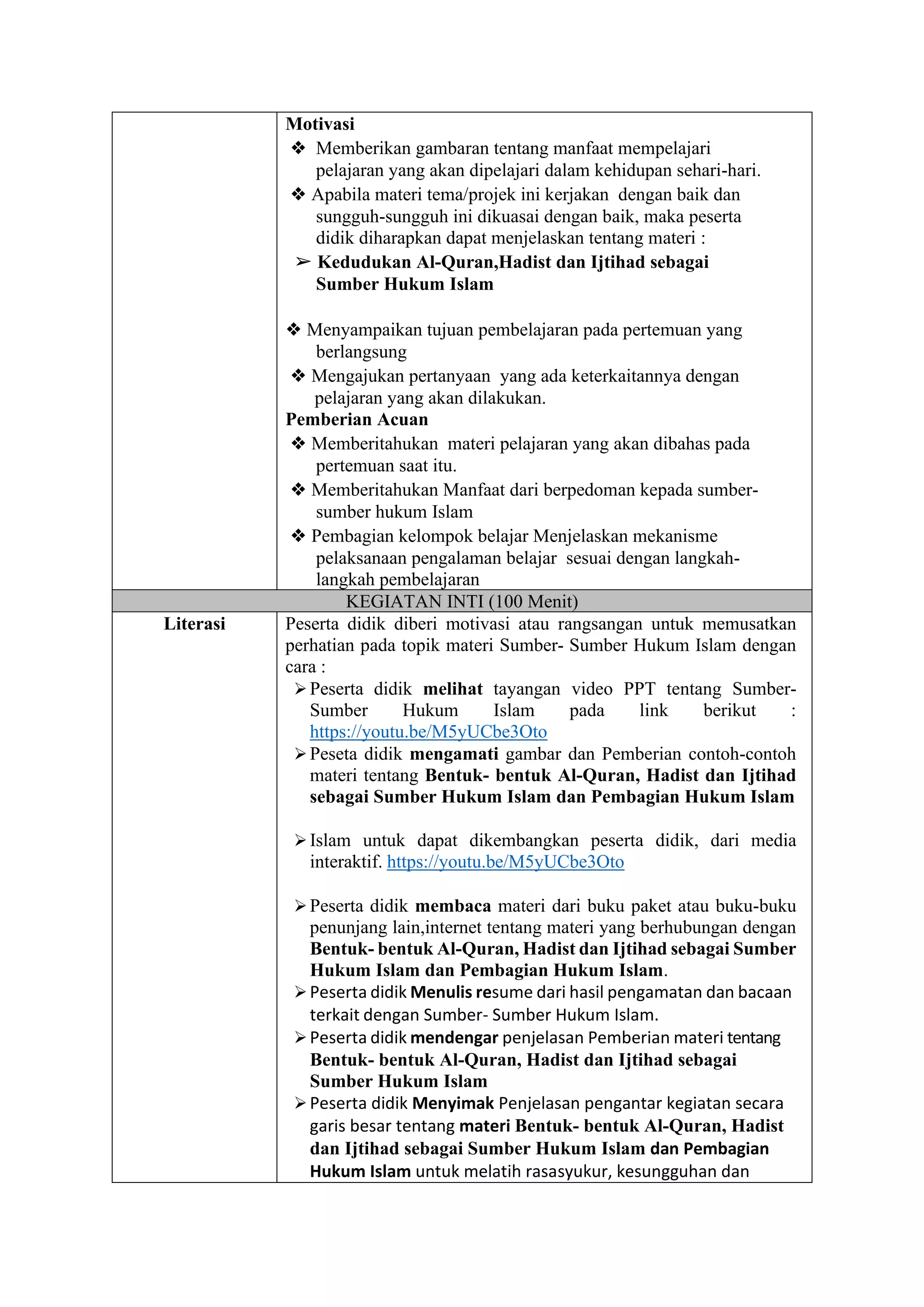 Contoh rpp sesuai standar ukin | PDF
