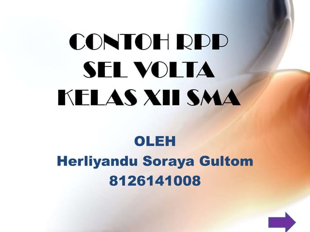 Contoh rpp sma | PPTX