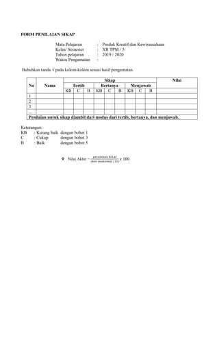 Contoh rpp stem teknik pemesinan | PDF