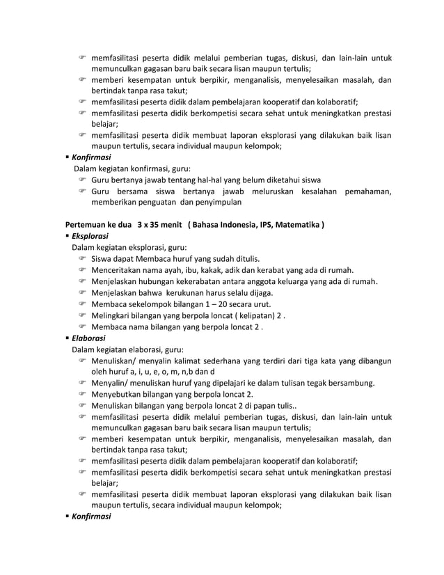 Contoh rpp tematik | DOCX