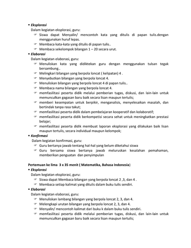 Contoh rpp tematik | DOCX