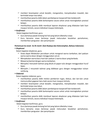 Contoh rpp tematik | DOCX