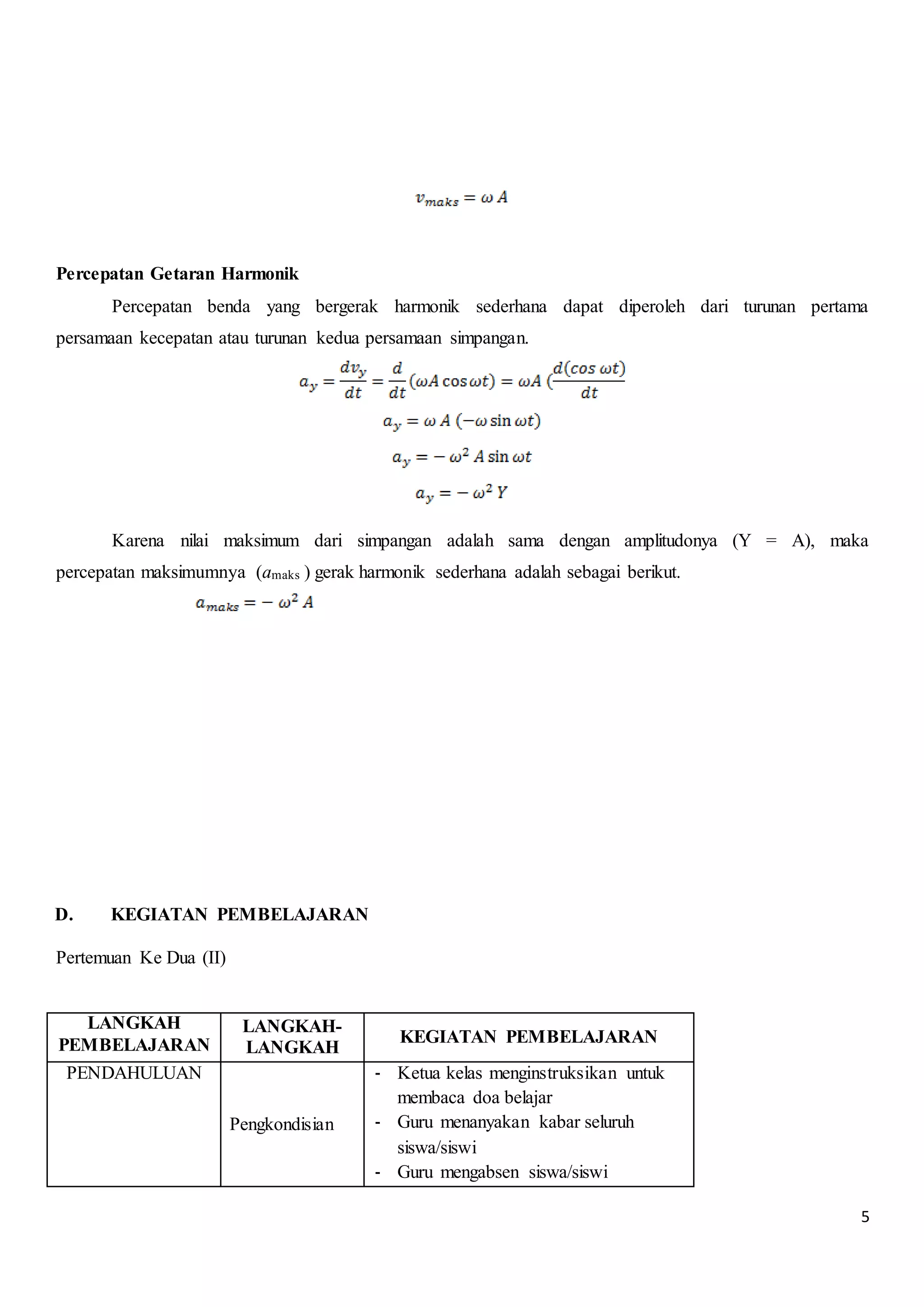 Contoh rpp terpadu | DOC