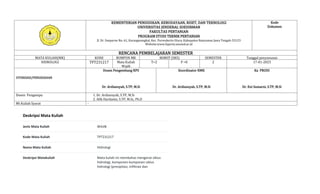 Contoh. Perbandingan Rps obe dan rps lama | PPT