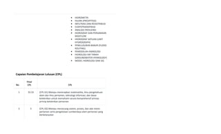 Contoh. Perbandingan Rps obe dan rps lama | PPT