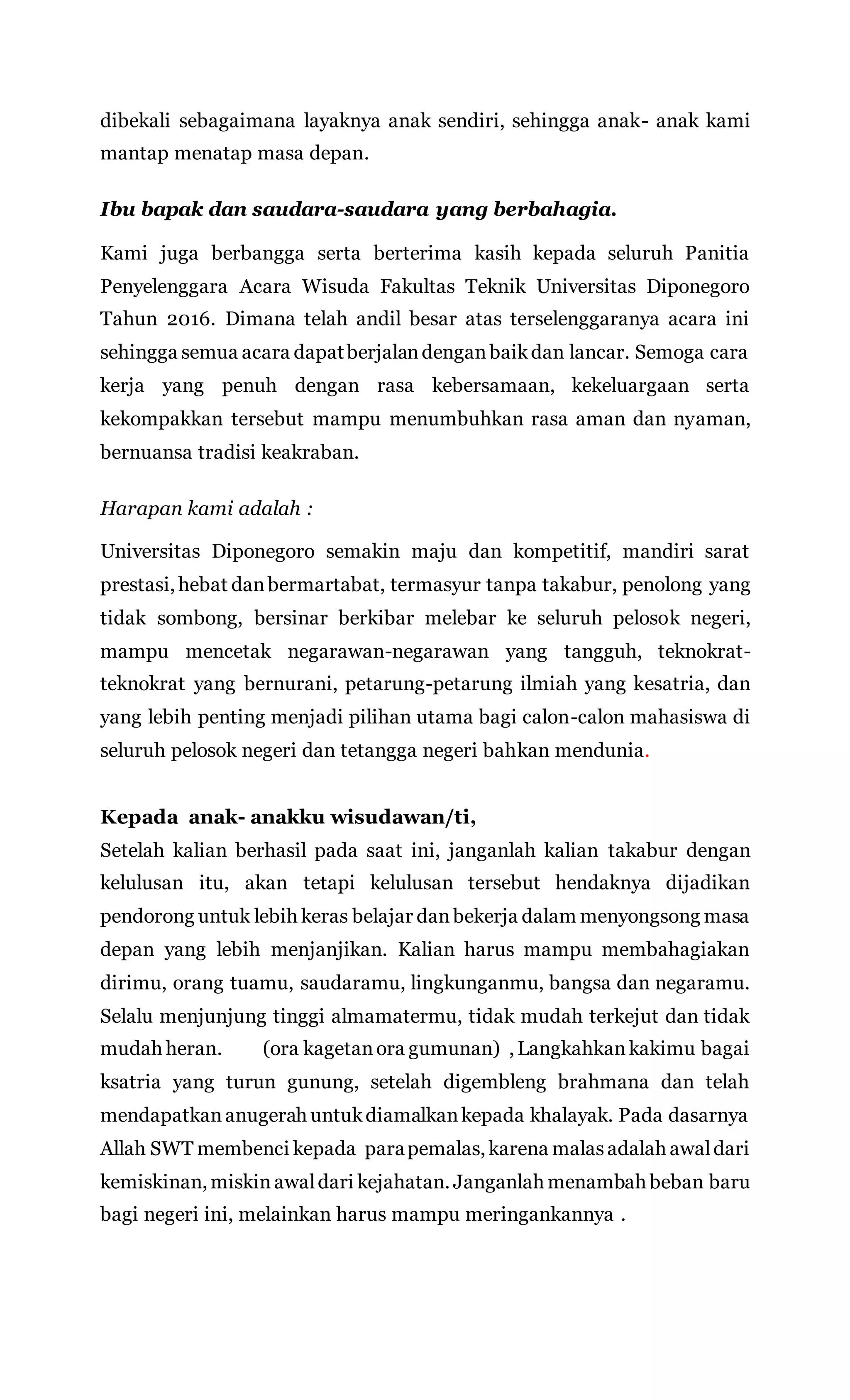 sambutan wakil orang tua wisudawan didik maskhudi | DOCX