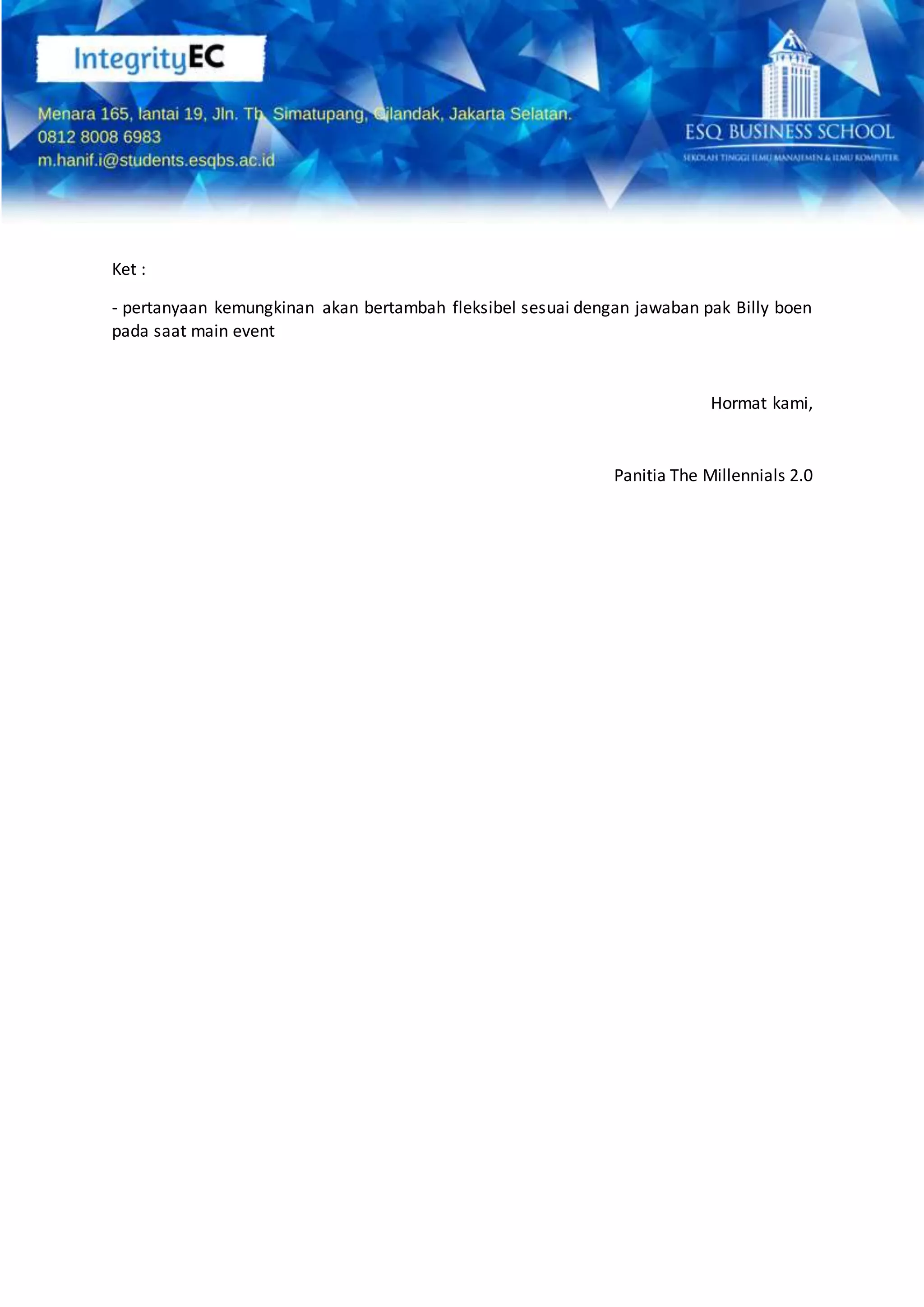 Contoh script talkshow dalam sebuah acara | DOCX