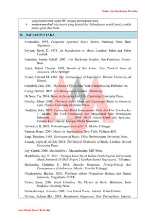 Modul Ajar Seni Musik Kelas 12 Kurikulum Merdeka | PDF