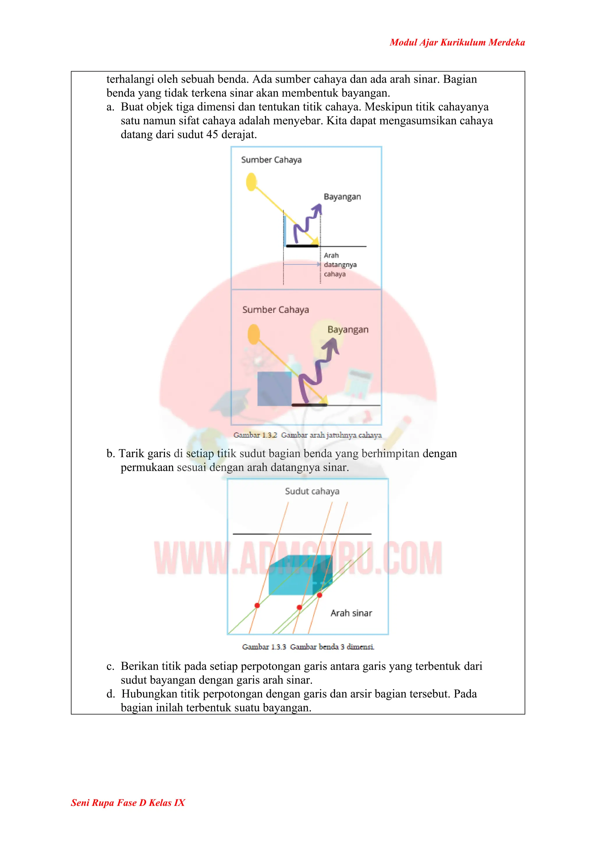 Modul Ajar Seni Rupa Kelas 9 Kurikulum Merdeka | PDF