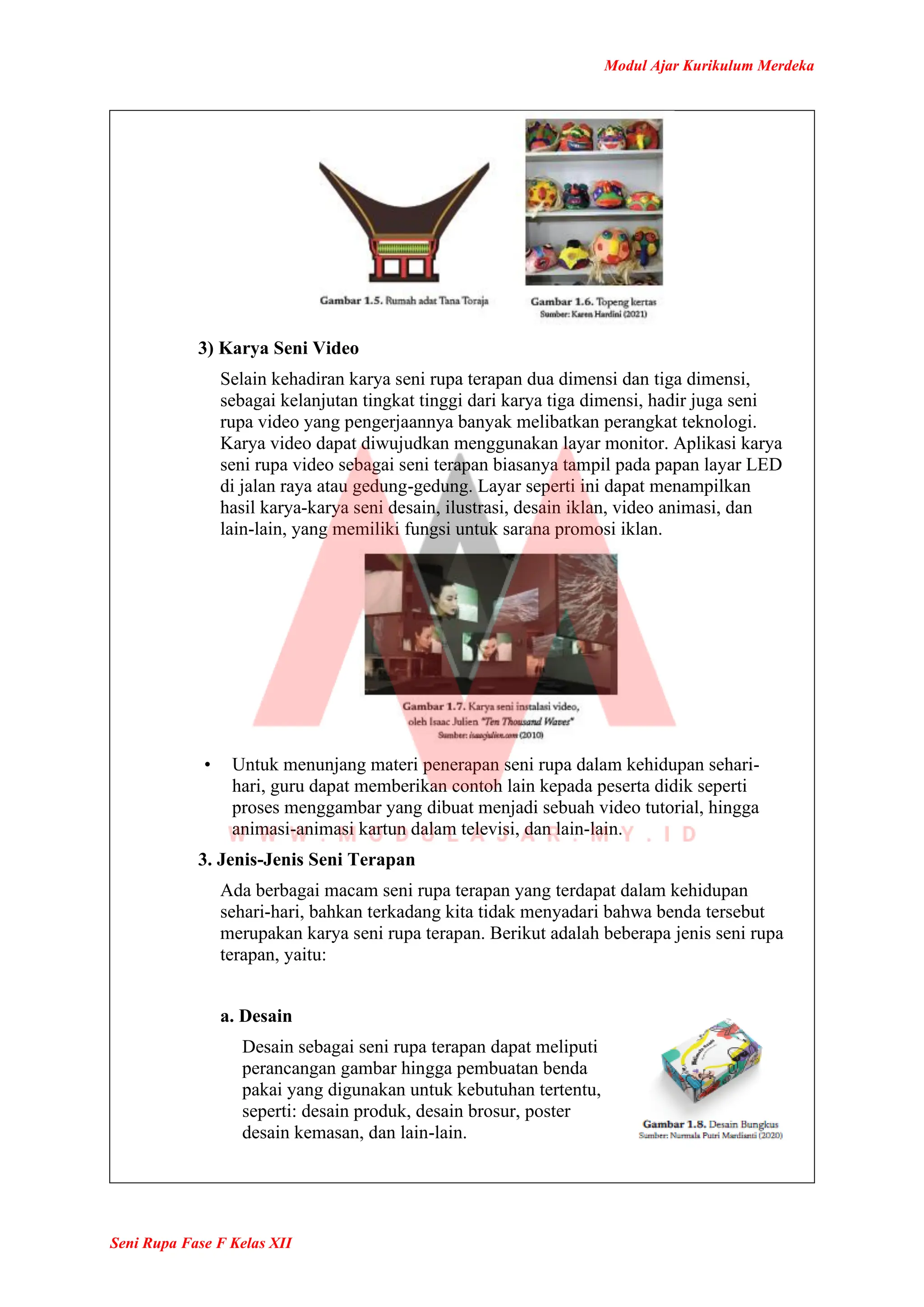 Modul Ajar Seni Rupa Kelas 12 Kurikulum Merdeka | PDF