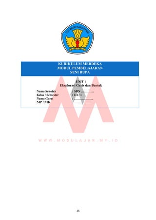 Modul Ajar Seni Rupa Kelas 3 Kurikulum Merdeka | PDF