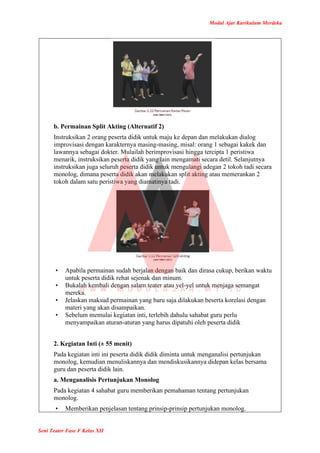 Modul Ajar Seni Teater Kelas 12 Kurikulum Merdeka | PDF