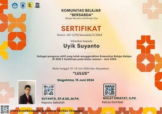 CONTOH SERTIFIKAT PENGGERAK KOMBEL UMUM 2.pptx