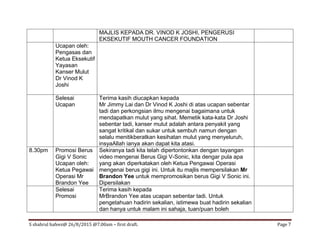 TEKS PENGACARA MAJLIS / MAJLIS RASMI / TIDAK RASMI | DOCX
