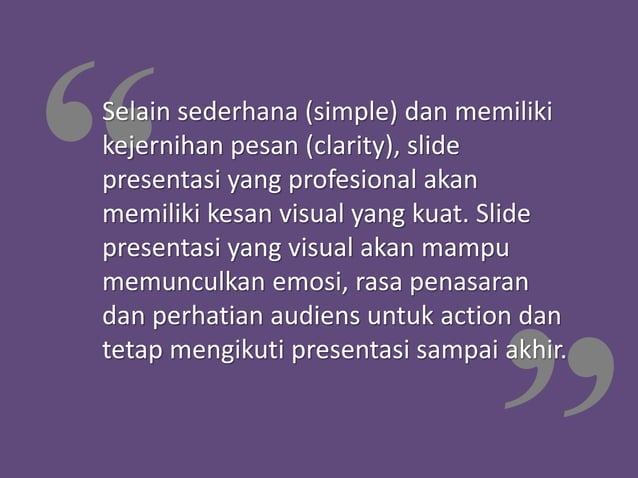 Contoh Slide Presentasi Powerpoint yang Baik dan Menarik (Versi Terbaru ...