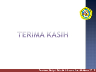 Contoh slide presentasi seminar skripsi | PDF
