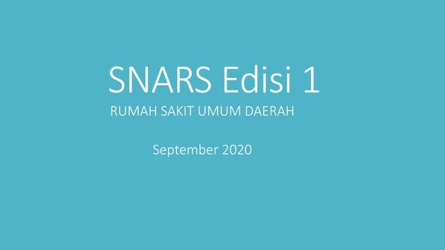 CONTOH SNARS Edisi 1 .pptx
