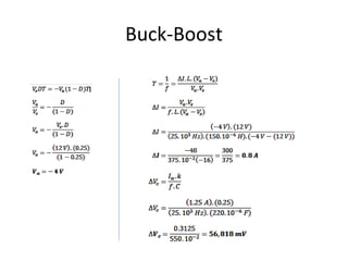 Contoh Soal DC to DC Converter | PPT