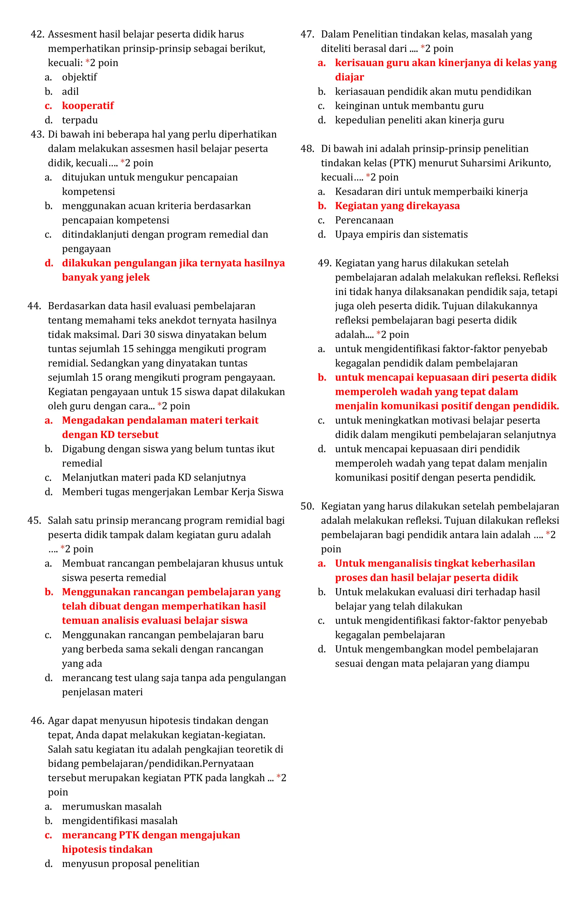 Soal AKG-Madrasah 2024 contoh AKG kemenag | PDF