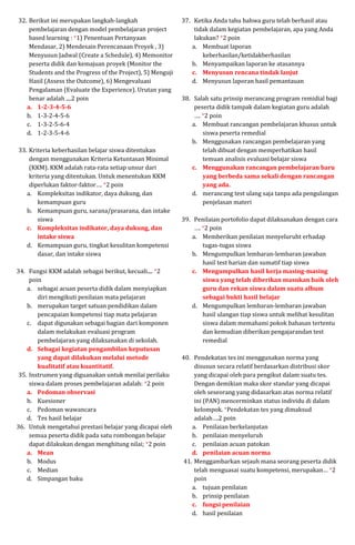 Soal AKG-Madrasah 2024 contoh AKG kemenag | PDF