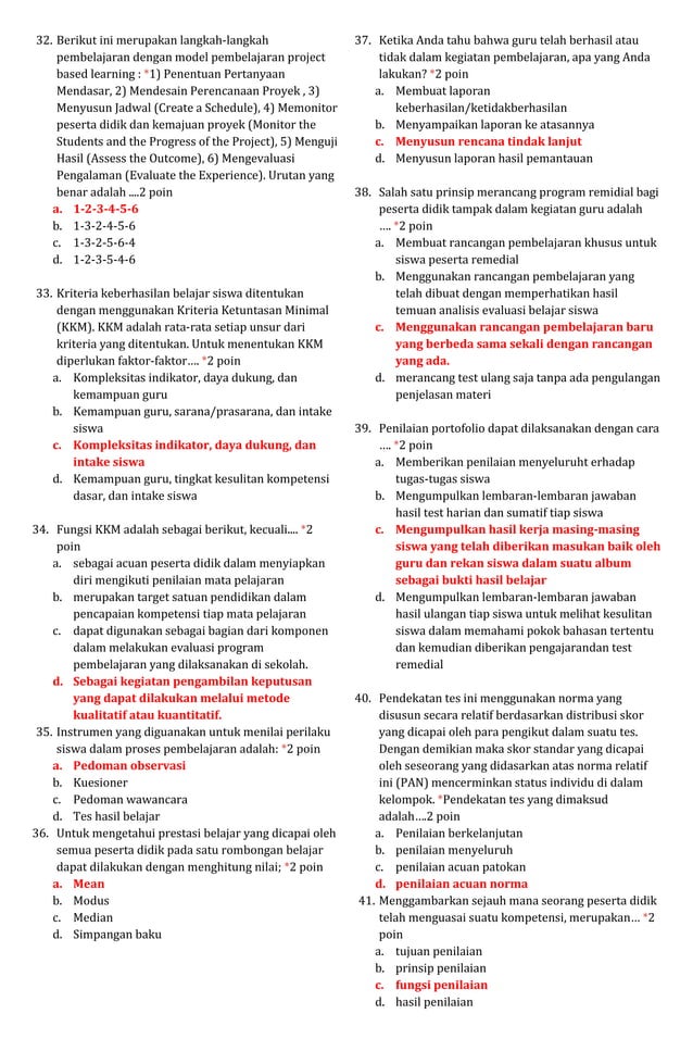 Soal AKG-Madrasah 2024 contoh AKG kemenag | PDF