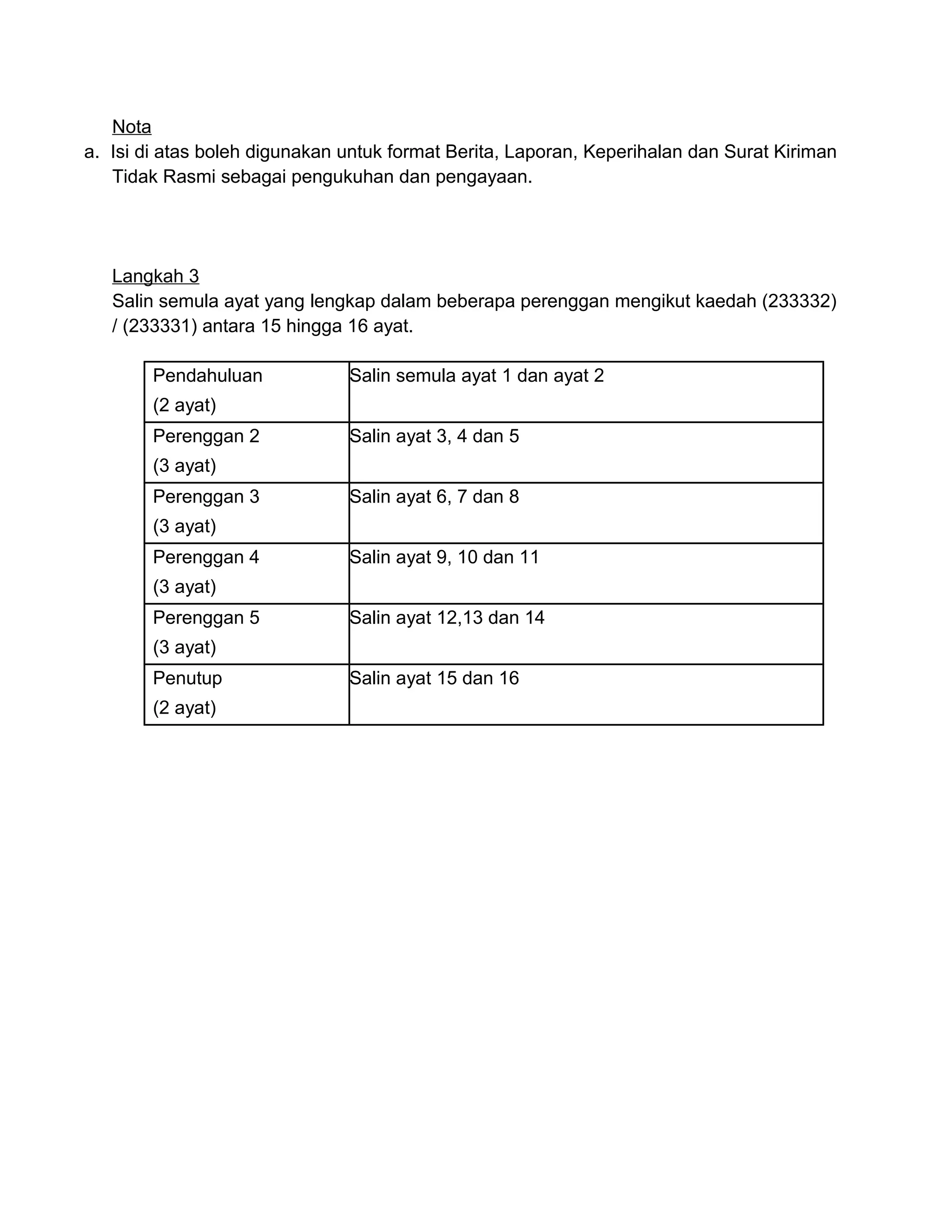 Contoh soalan bm | DOC
