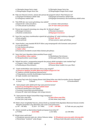Contoh soalan rae bm arcs (102 q) | PDF