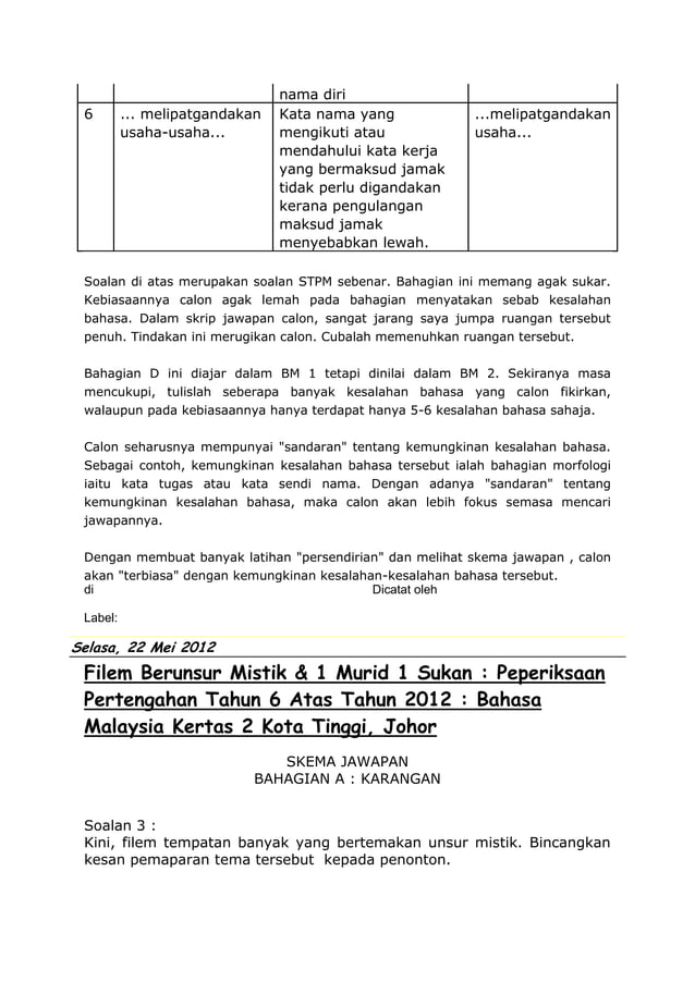 Contoh soalan stpm baharu | DOCX