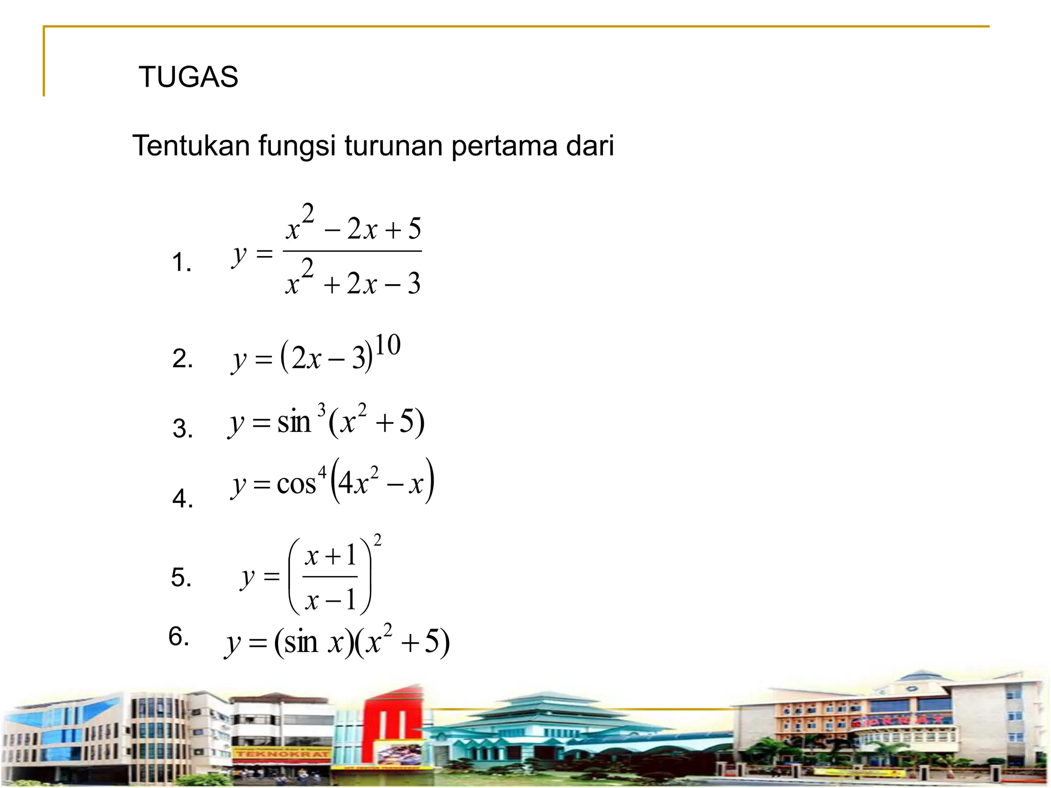 contoh soal aplikasi derivatif kalkulus.ppt