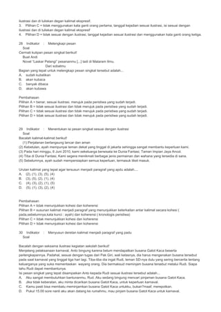 Contoh soal b.ina paket 2 | DOCX