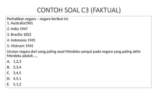 CONTOH SOAL SOAL DALAM PEMBELAJARAN C1 (FAKTUAL).pptx