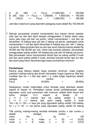 Contoh soal cerita_program_linear_dan_pe | DOCX