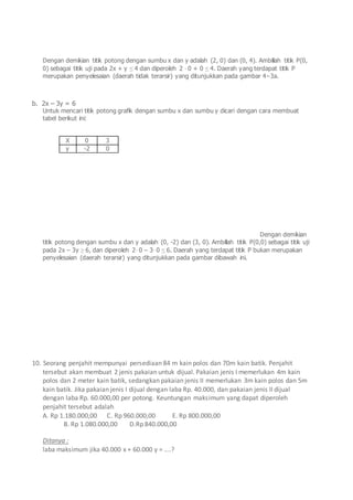 Contoh soal cerita_program_linear_dan_pe | DOCX
