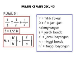 Contoh soal cermin lengkung | PPTX