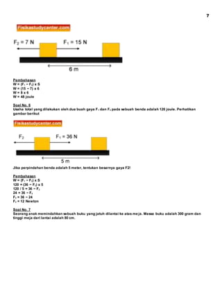 Contoh soal dan jawaban tentang gaya | DOCX