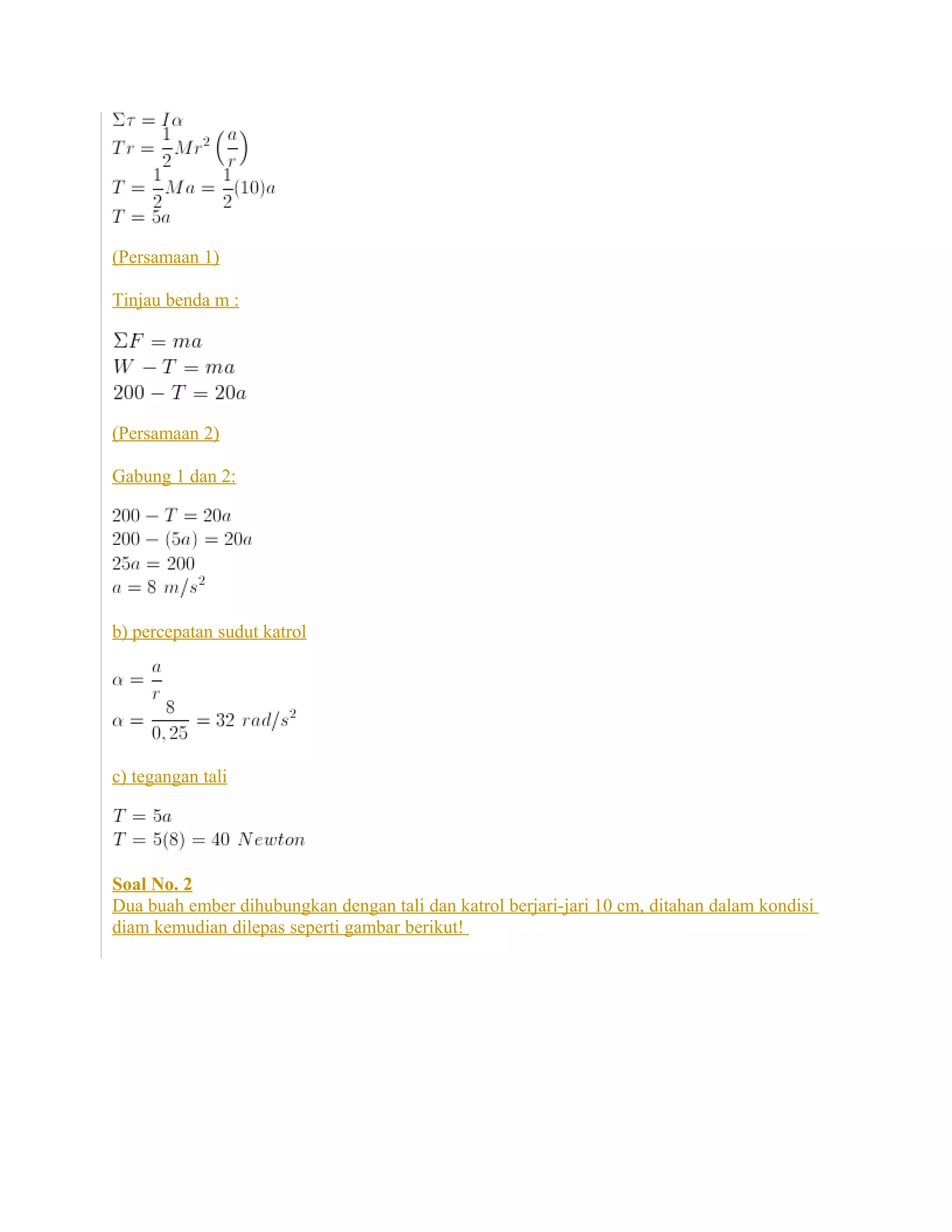 Contoh soal dan pembahasan | DOC