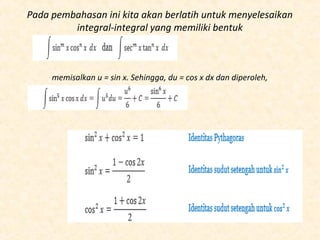 Contoh soal dan penyelesaian trigonometri secara lengkap | PPT