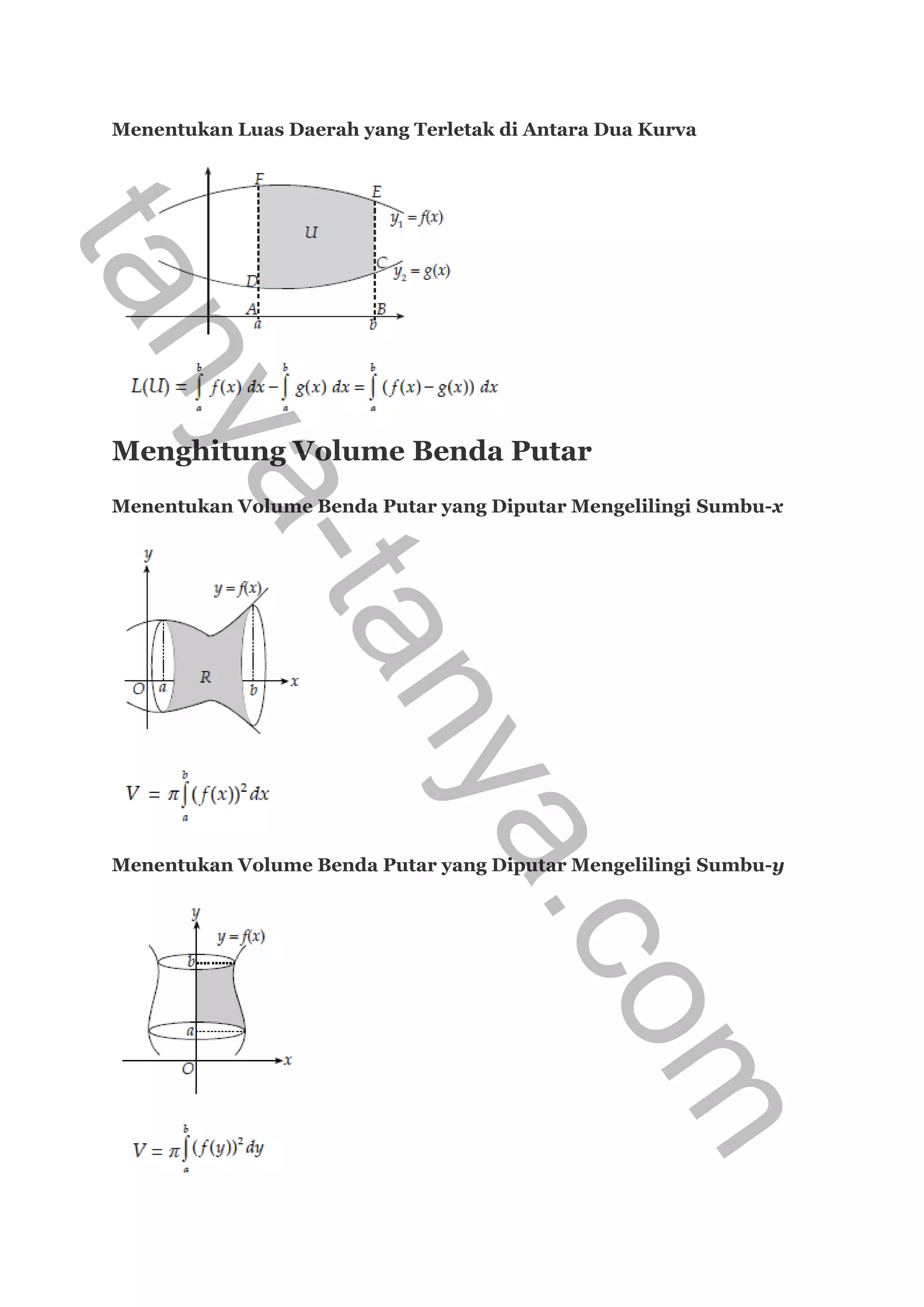 Contoh soal integral | PDF