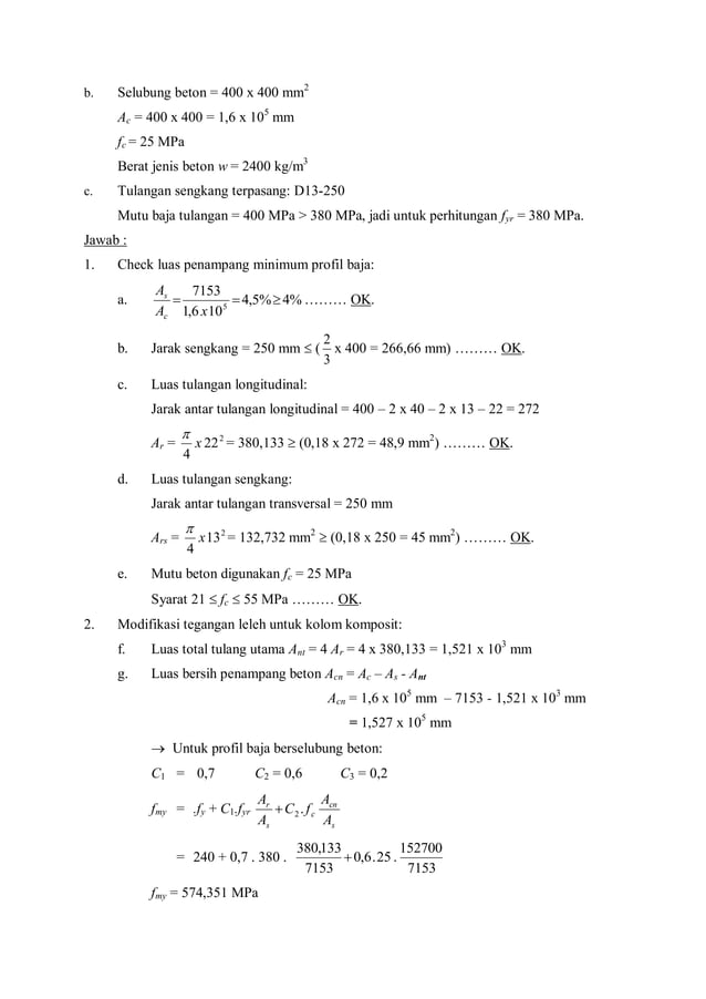 Contoh soal komposit | PDF