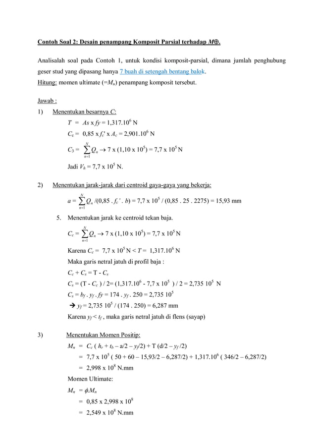Contoh soal komposit | PDF