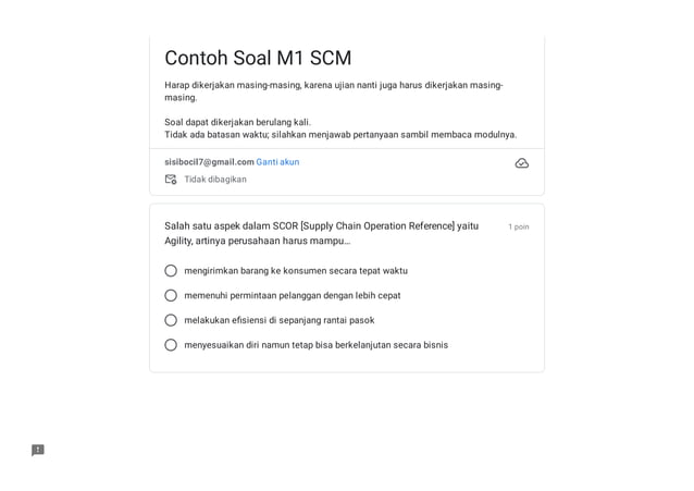 Contoh Soal pelatihan pengadaan bjM1 SCM.pdf
